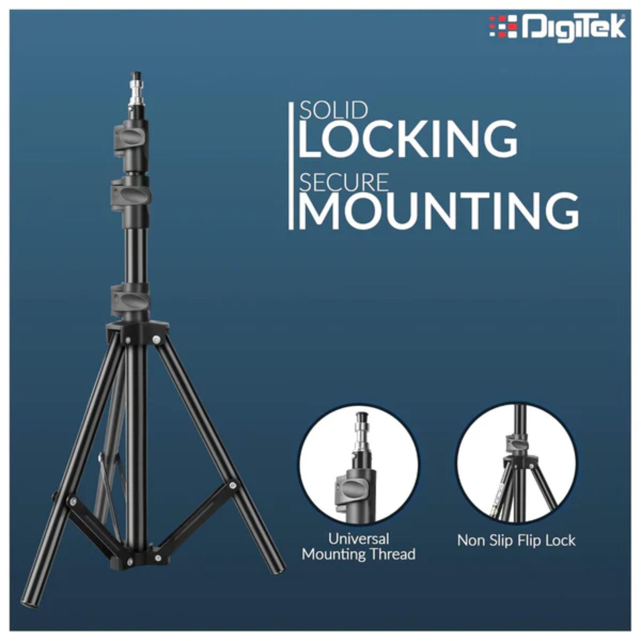 DIGITEK® (DLS-006FT) Lightweight & Portable Aluminum Alloy Light Stand ...